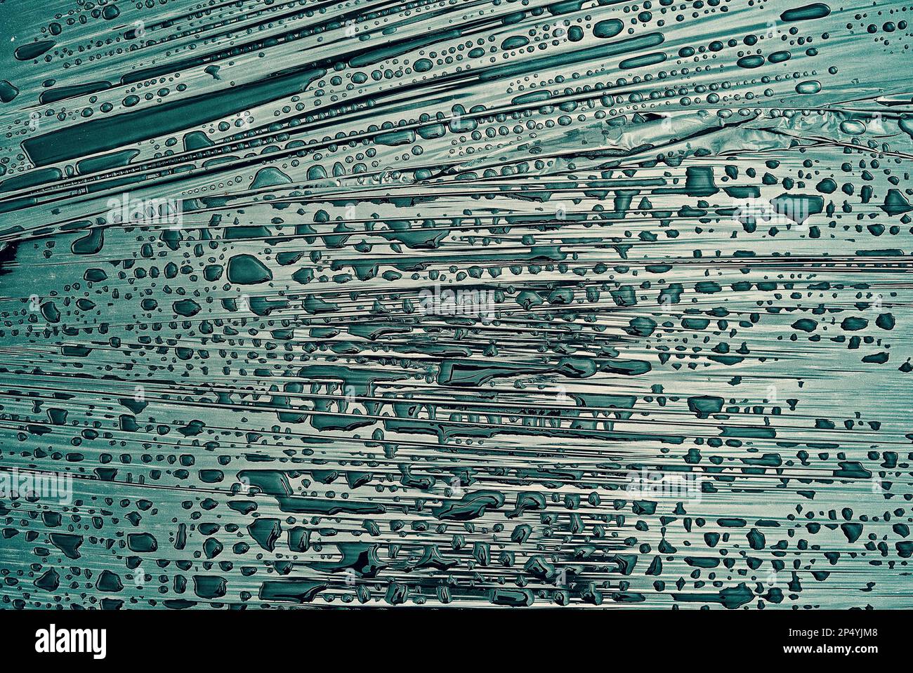 Water droplets on plastic sheet Stock Photo - Alamy