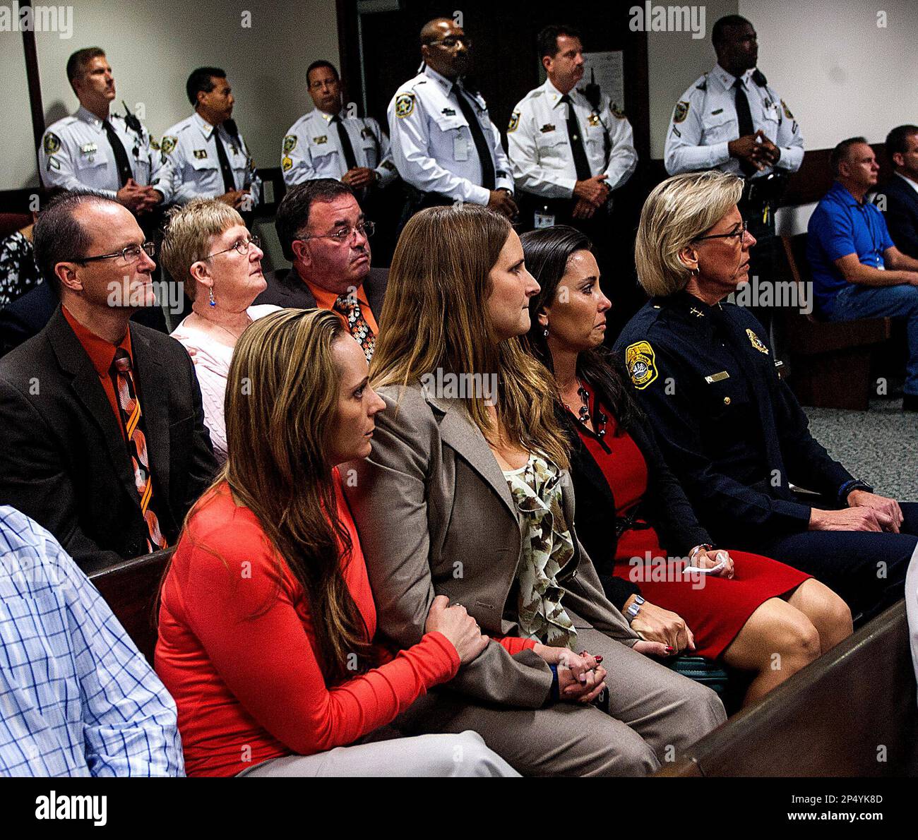 From right, Tampa Police Chief Jane Castor , Kelly Curtis wife of slain ...