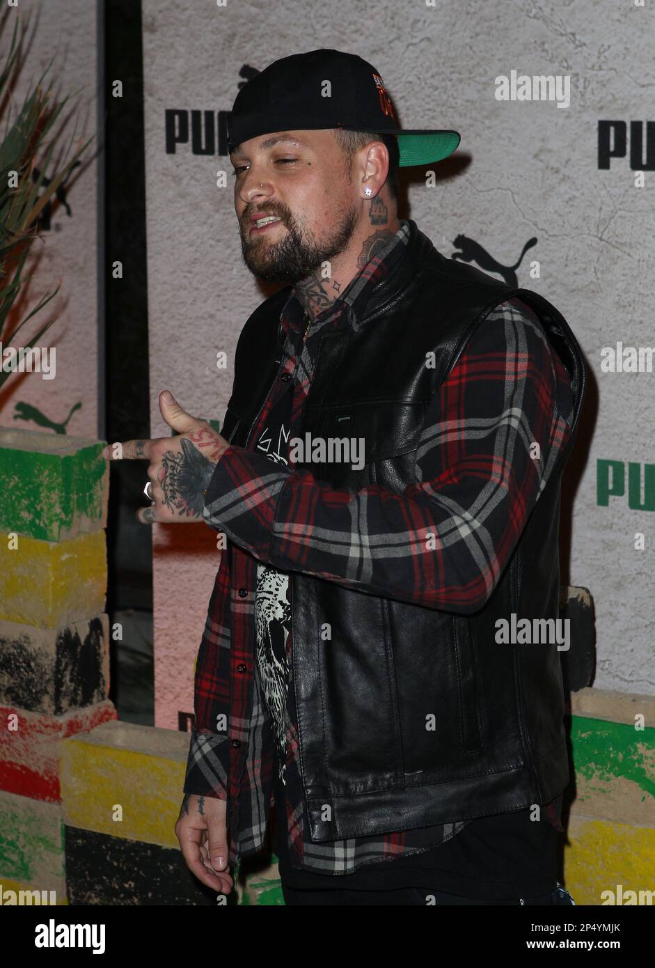Benji Madden attends the PUMA Presents Riddim + Run Benefiting ...