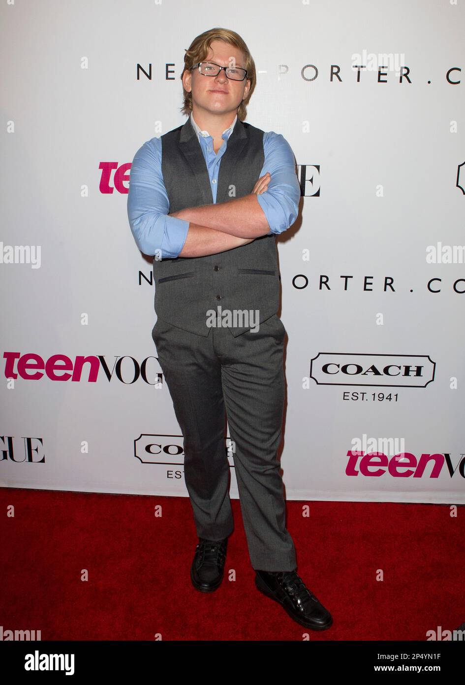 Doug Brochu attends the 9th annual Teen Vogue's Young Hollywood party ...