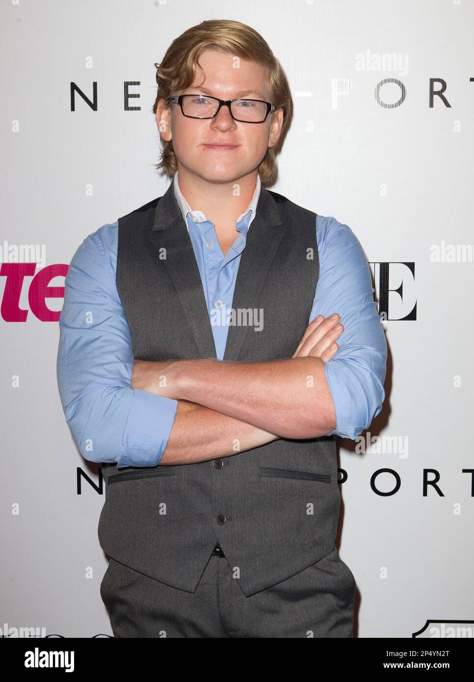 Doug Brochu attends the 9th annual Teen Vogue's Young Hollywood party ...