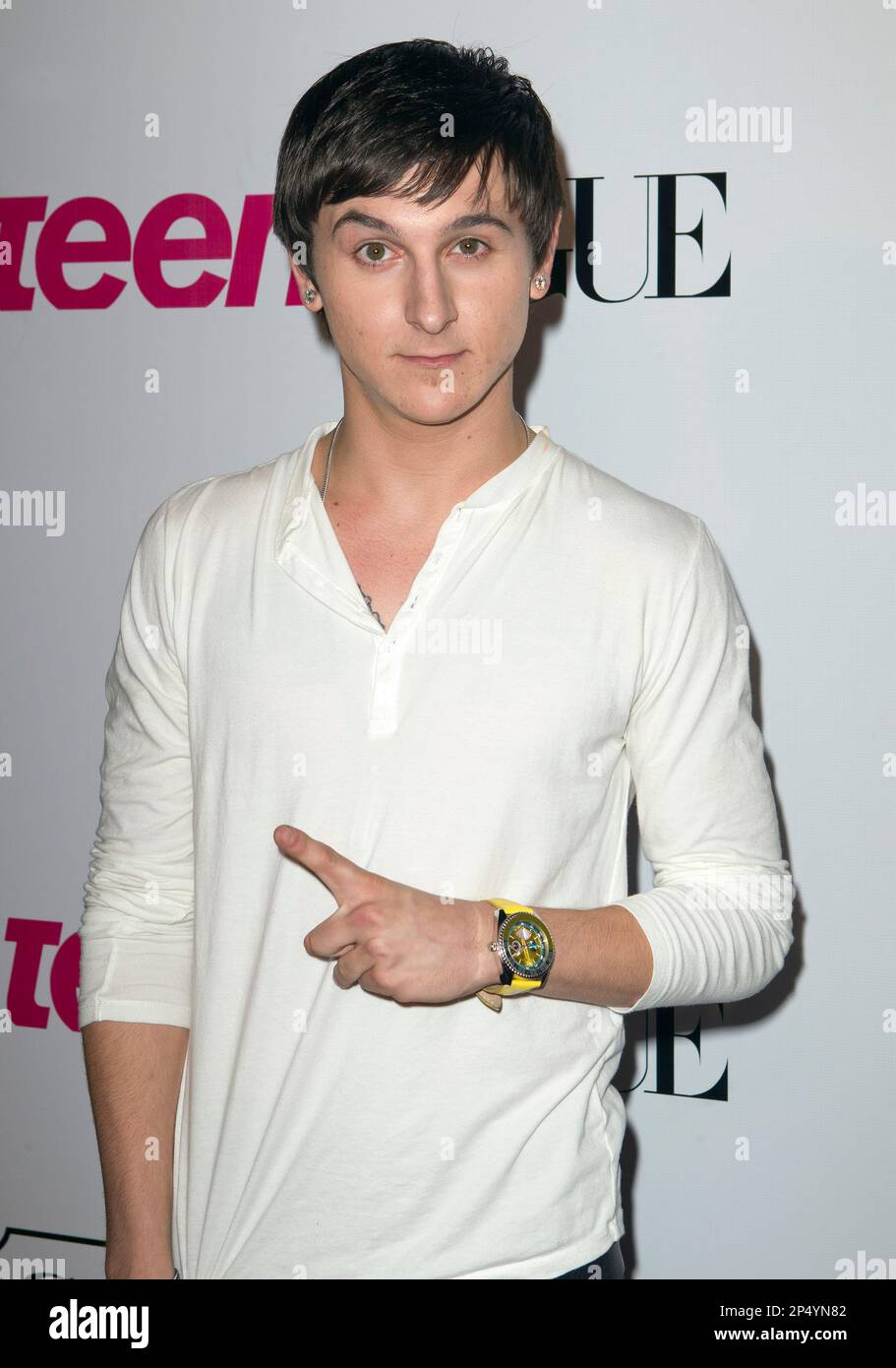 Mitchel Musso attends the 9th annual Teen Vogue's Young Hollywood party ...