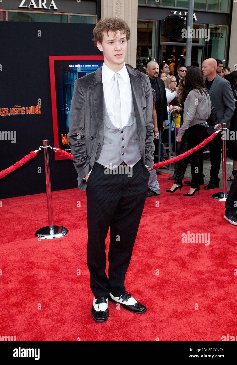 Nate Hartley arrives at the 'Mars Needs Moms' Los Angeles Premiere at ...