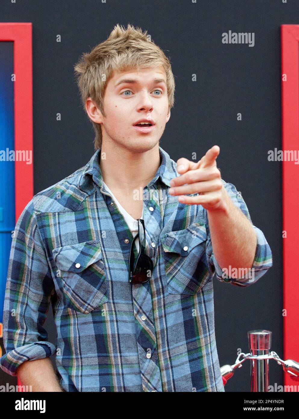 Chris Brochu arrives at the 'Mars Needs Moms' Los Angeles Premiere at the El Capitan Theatre on ...