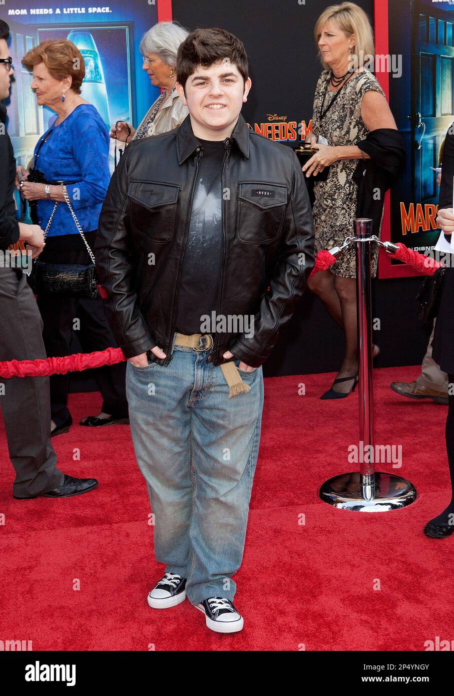 Josh Flitter arrives at the 'Mars Needs Moms' Los Angeles Premiere at ...