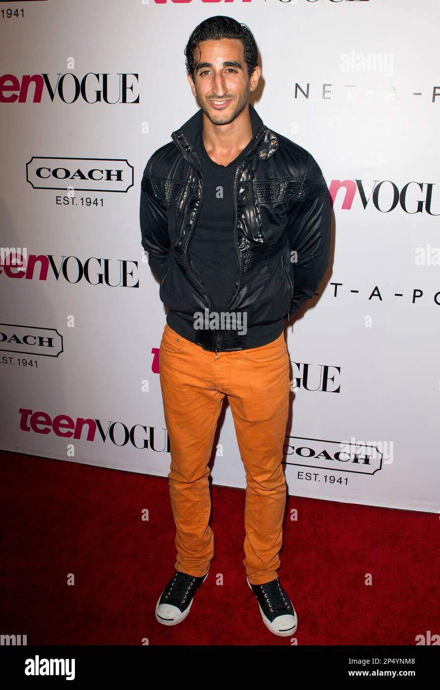 Eric Mamann attends the 9th annual Teen Vogue's Young Hollywood party ...