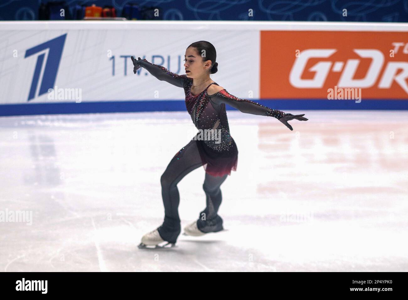 Adeliya Petrosian performs during the rental of Women in the Final of the Grand Prix of Russia ...