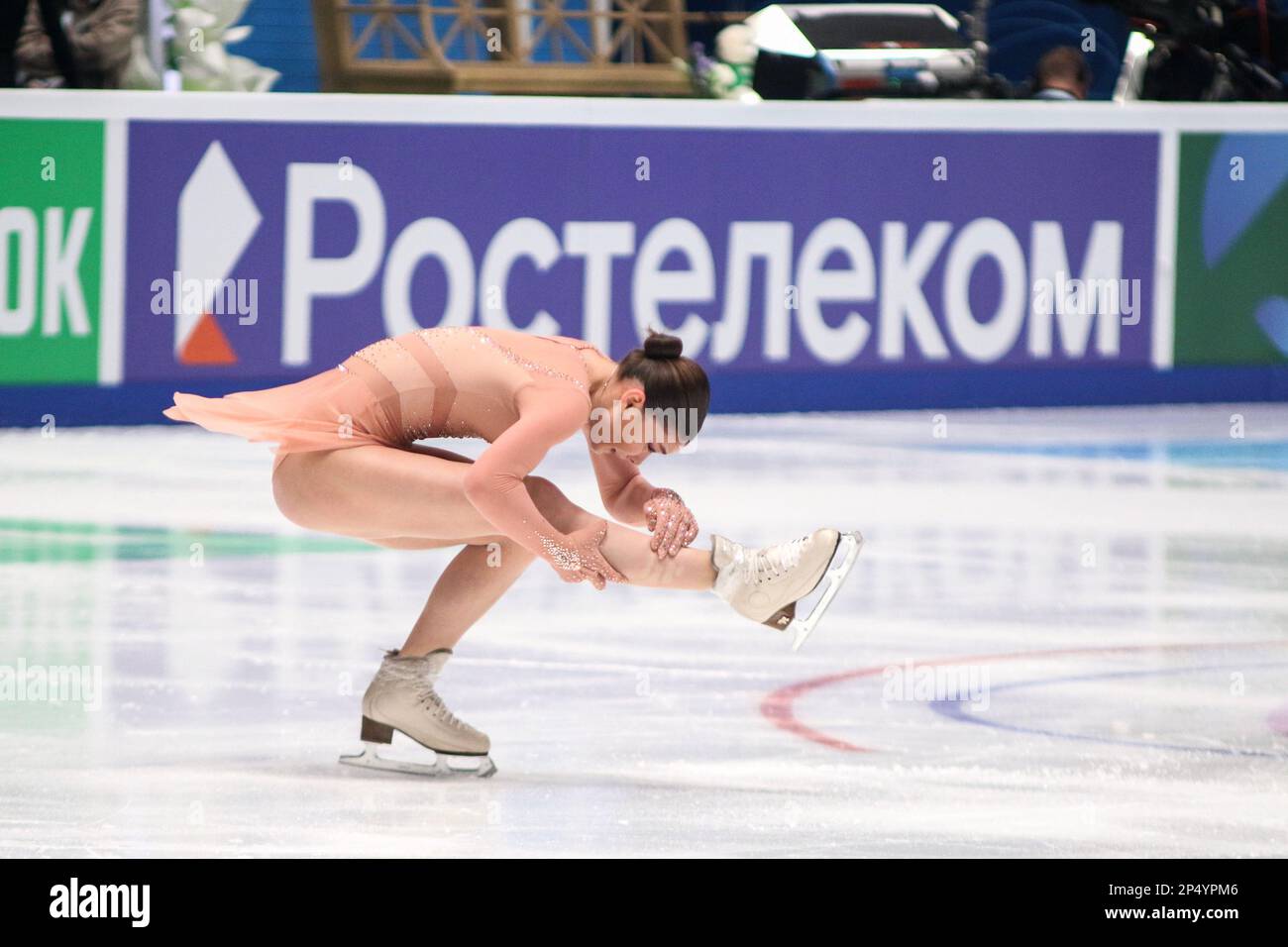 Saint Petersburg, Russia. 05th Mar, 2023. Sofia Samodelkina performs during the rental of Women ...