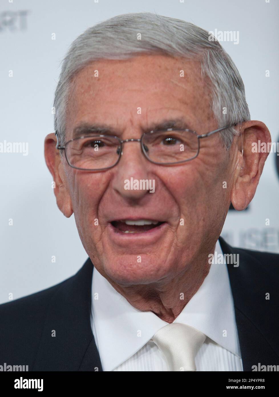 Eli Broad arrives at the MOCA Gala 2011 - An Artist's Life Manifesto ...
