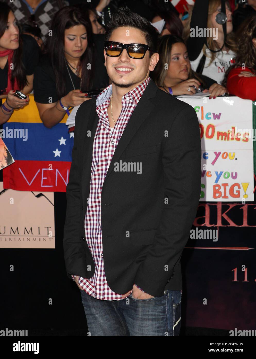 Stefano Langone Arrives For The Premiere Of Summit Entertainments The Twilight Saga Breaking