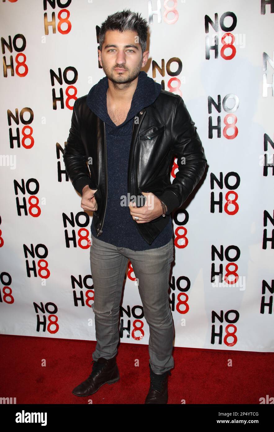 Steven Taylor attends the NOH8 Campaign's 3 Year Anniversary ...