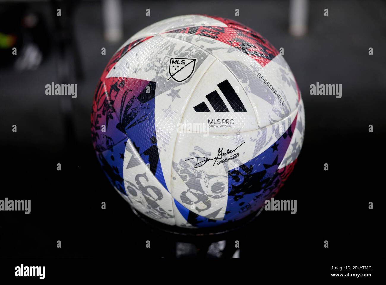 FOXBOROUGH, MA - MARCH 04: The Adidas MLS Pro Ball before a match ...