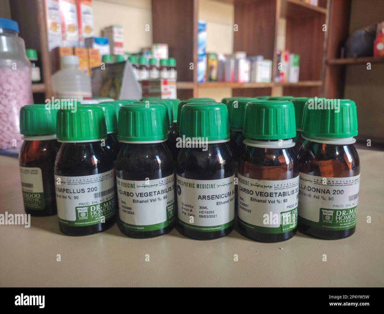 Homeopathic medicine consisting of the pills and a bottle containing a ...