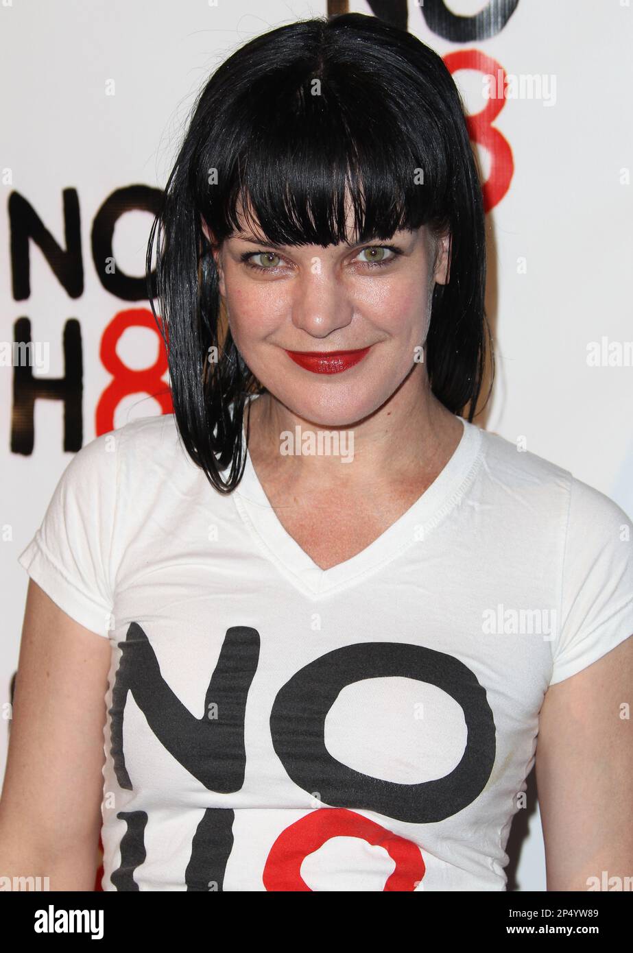 Pauley Perrette attends the NOH8 Campaign's 3 Year Anniversary ...