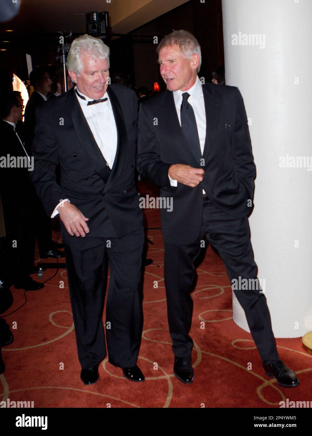 Conrad Palmisano and Harrison Ford attend the Stuntmen's Association ...