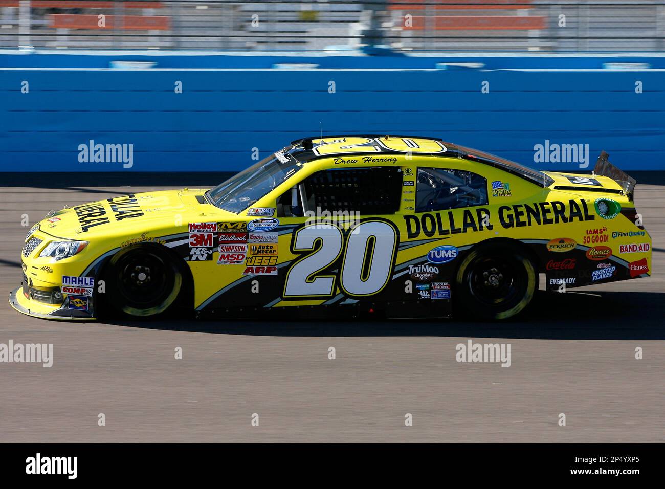 Drew Herring during practice for the NASCAR Nationwide Series Service ...