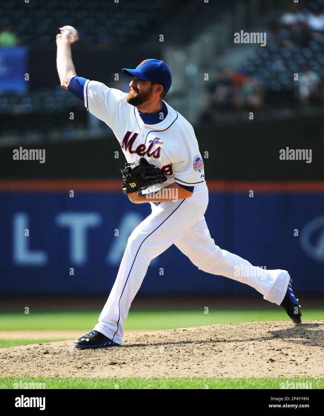 New York Mets pitcher Bobby Parnell (39) during game against the ...