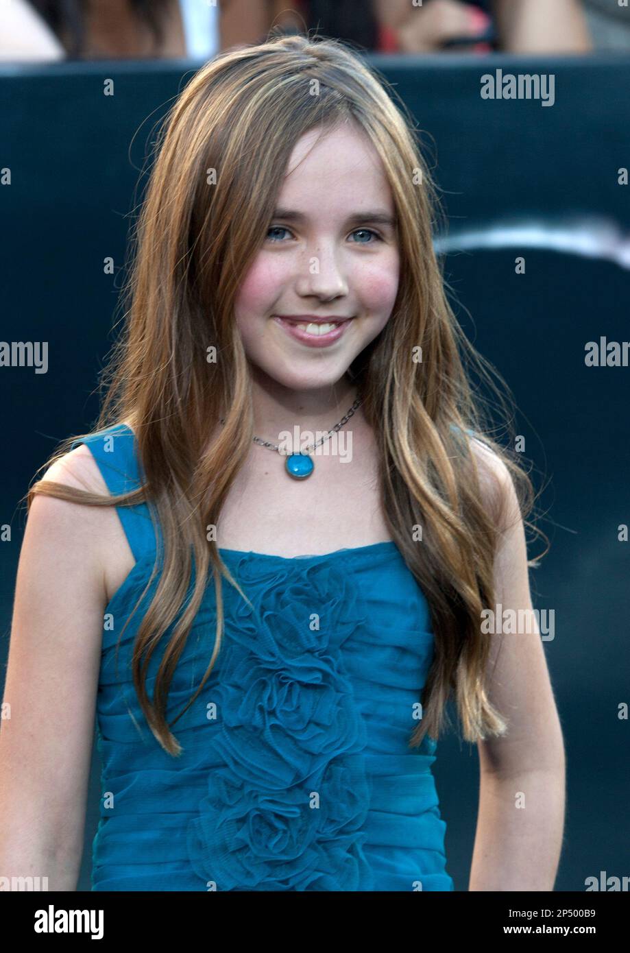 Ruby Jerins arrives for the Los Angeles Premiere of 'The Twilight Sage: Eclipse' at Regal 14 at ...