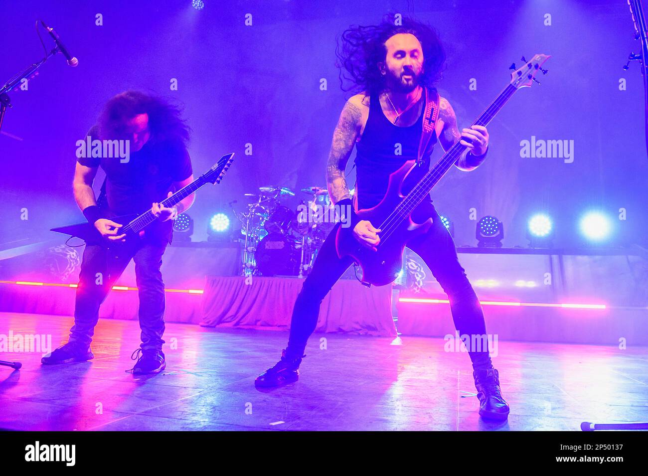 The German Hard Rock And Trash Metal Band Kreator Performs Live In