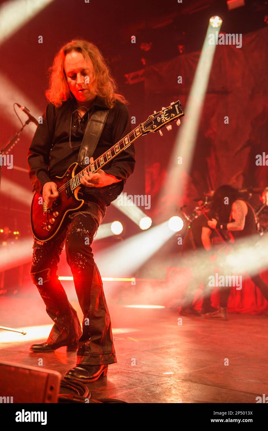 The German Hard Rock And Trash Metal Band Kreator Performs Live In