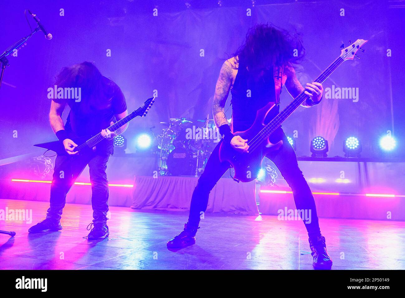 The German Hard Rock And Trash Metal Band Kreator Performs Live In