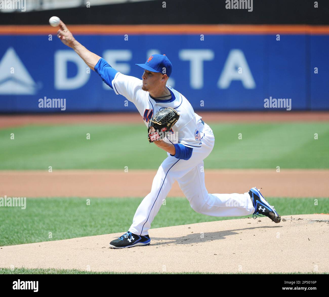 New York Mets pitcher Zach Wheeler (45) during game against the ...