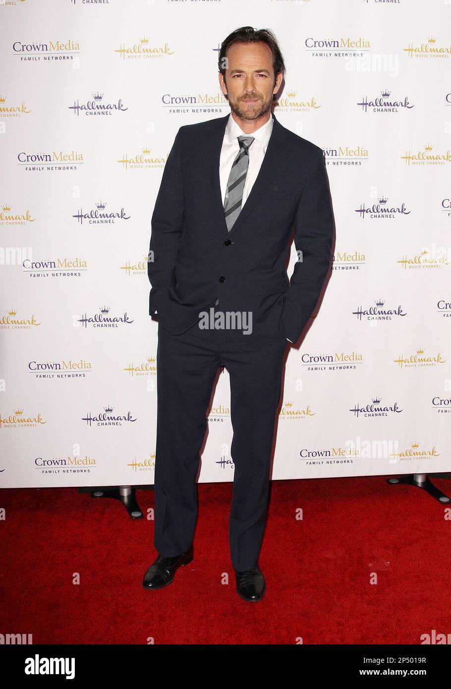 Luke Perry attends Hallmark Channel and the Hallmark Movie Channel ...