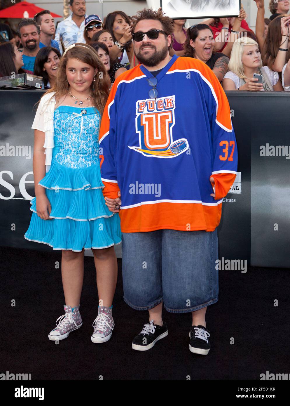 Kevin Smith and Harley Quinn Smith arrive for the Los Angeles Premiere ...