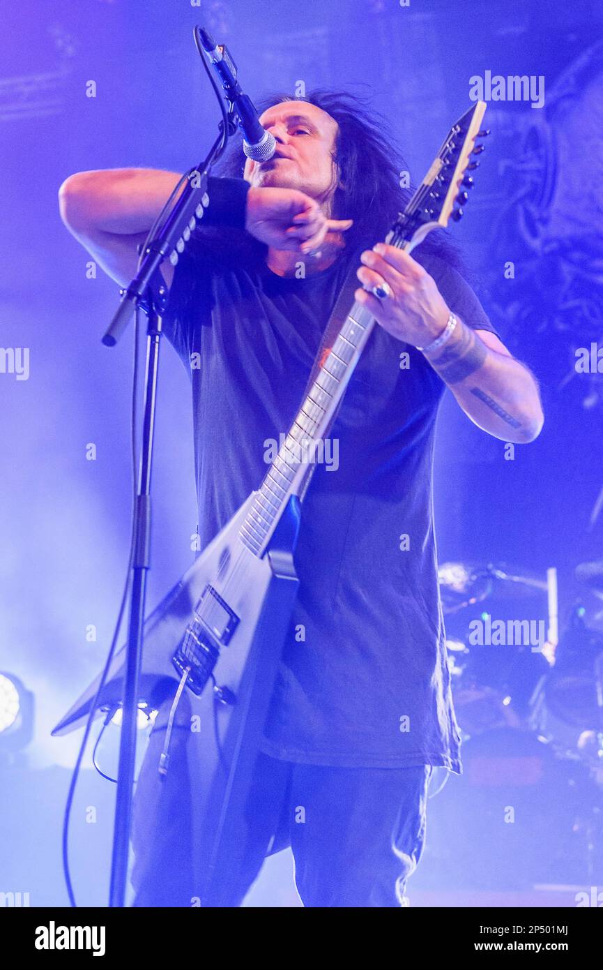 The German Hard Rock And Trash Metal Band Kreator Performs Live In