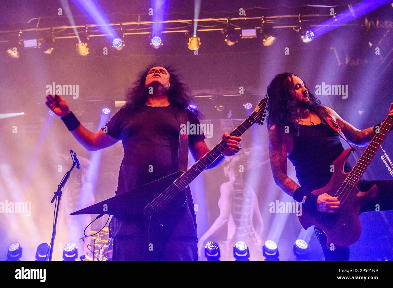 The German Hard Rock And Trash Metal Band Kreator Performs Live In