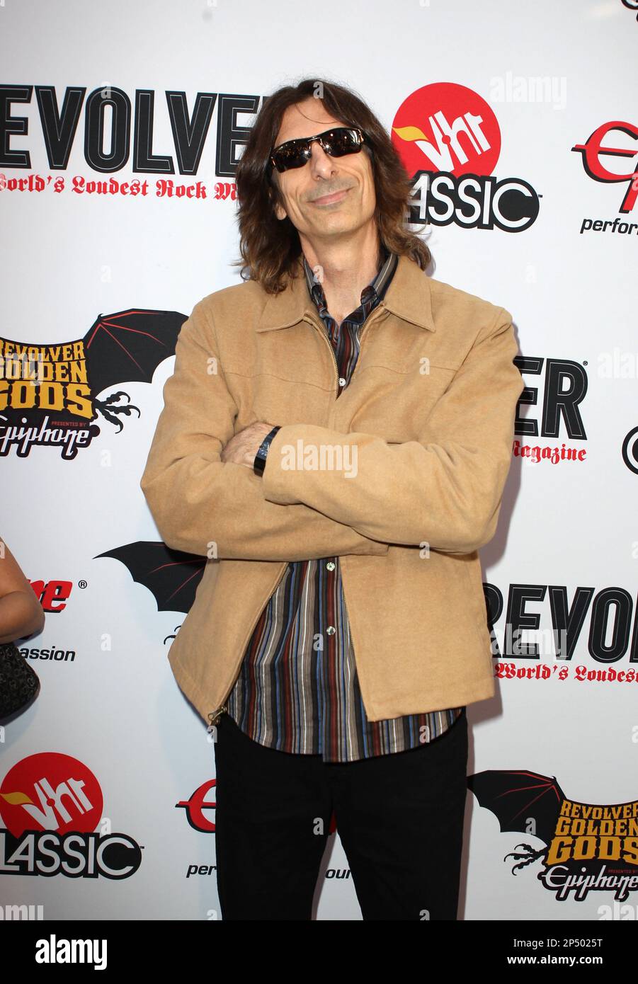 Scott Travis of Judas Priest arrives at the 3rd Annual Revolver Golden ...