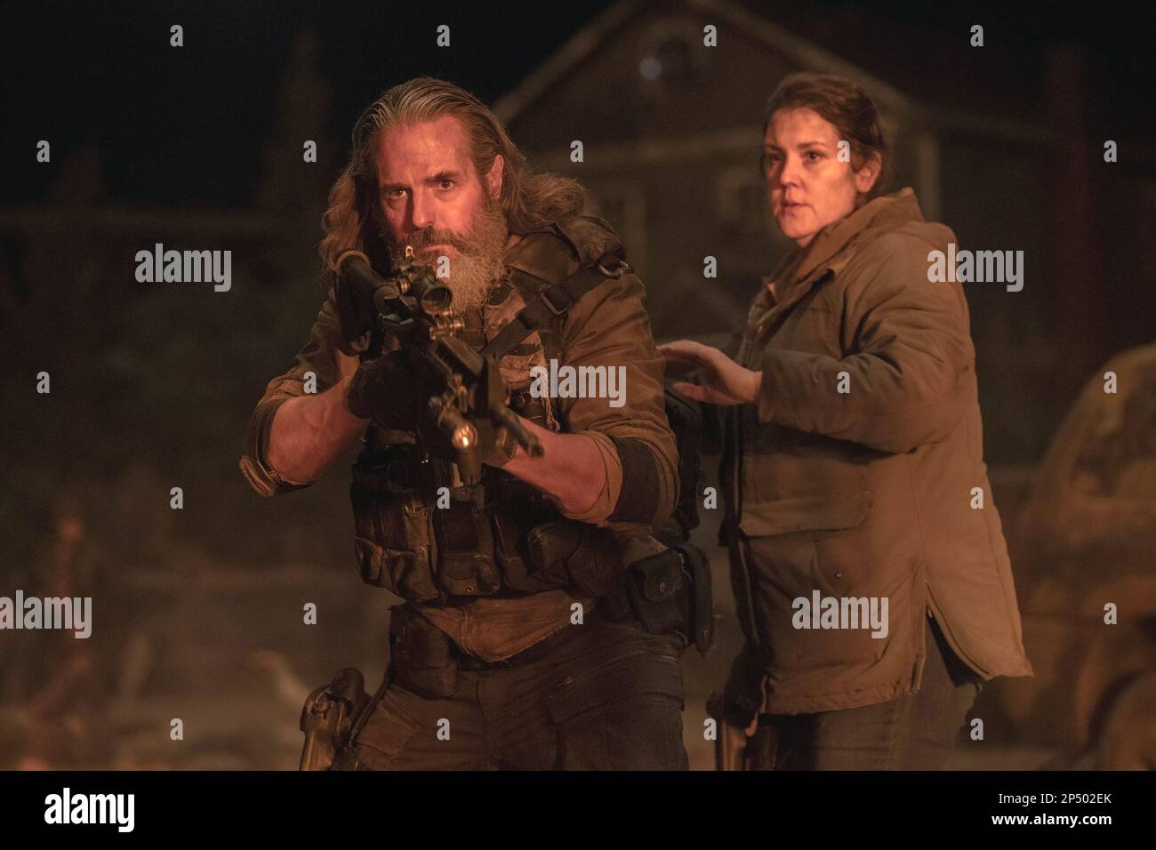 Jeffrey Pierce, Melanie Lynskey, "The Last Of Us" (2023). Photo credit ...