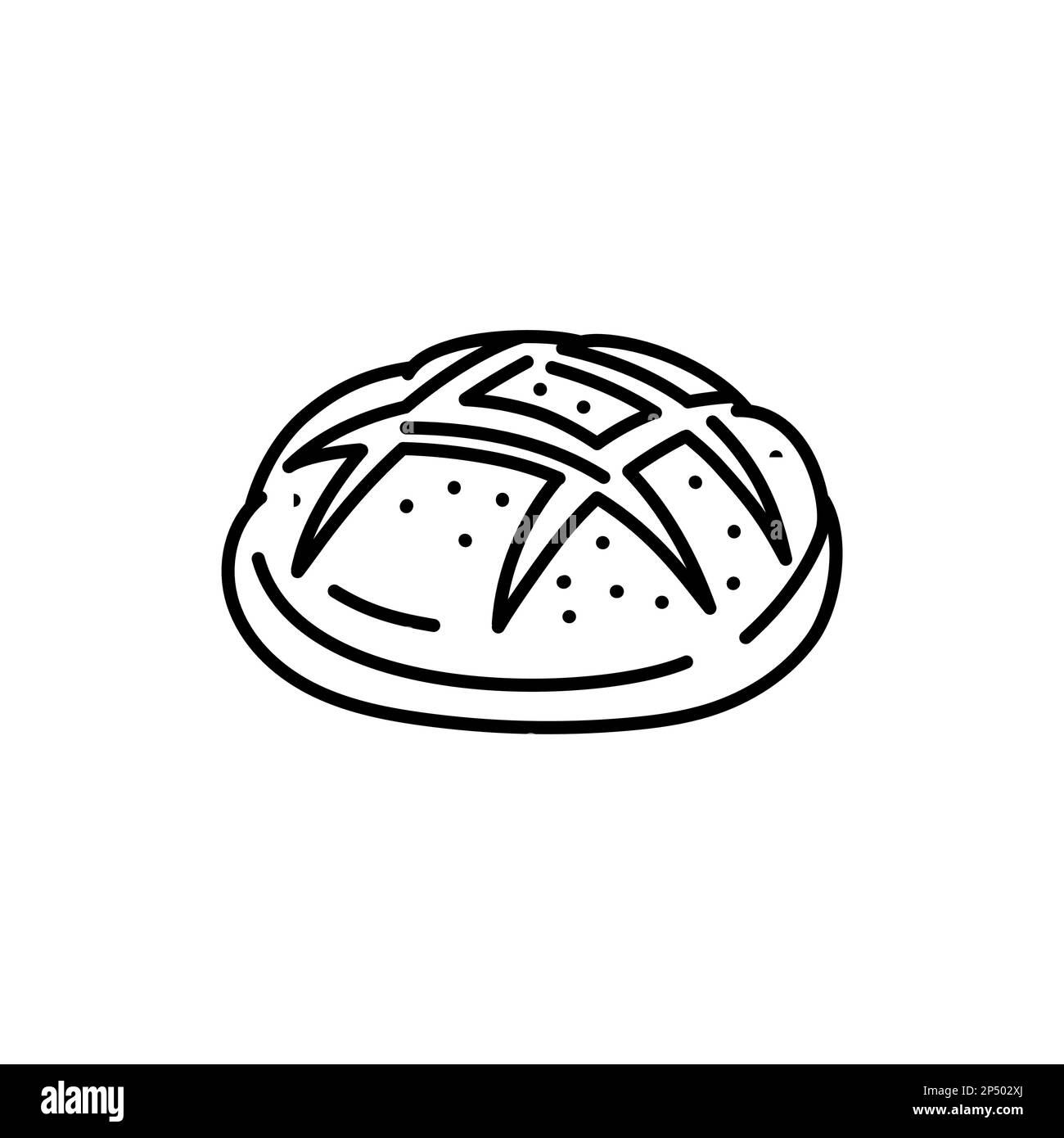 Bread black line icon. Bakery. Pictogram for web page Stock Vector ...