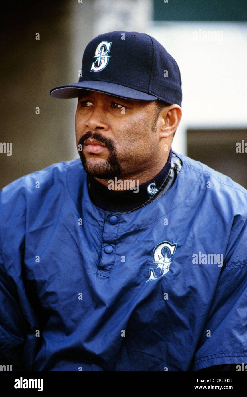 Jose Mesa of the Seattle Mariners during a game against the Anaheim ...