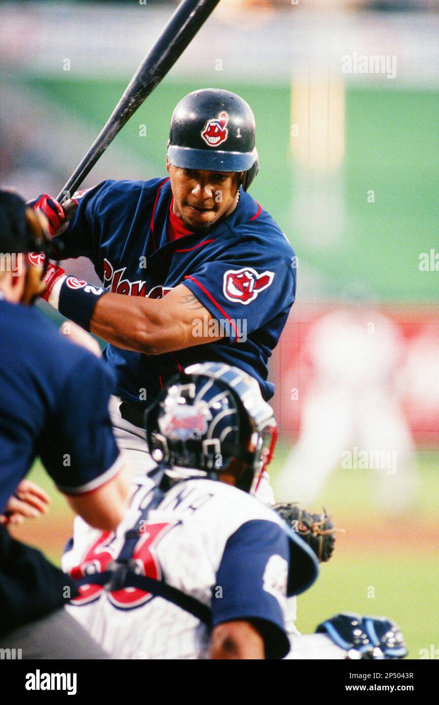 Manny Ramirez of the Cleveland Indians during a game against the ...