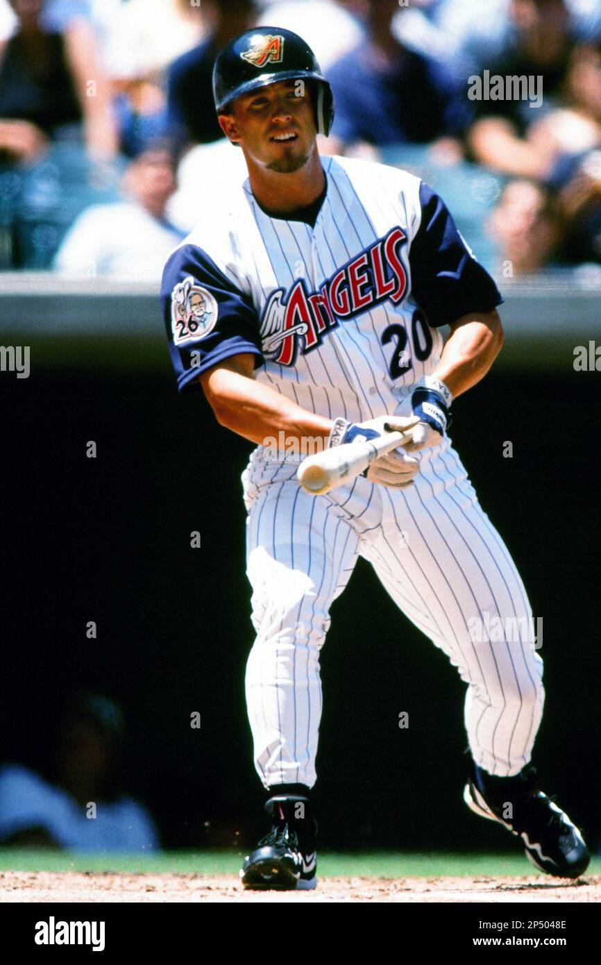 Trent Durrington of the Anaheim Angels during a game circa 1999 at ...