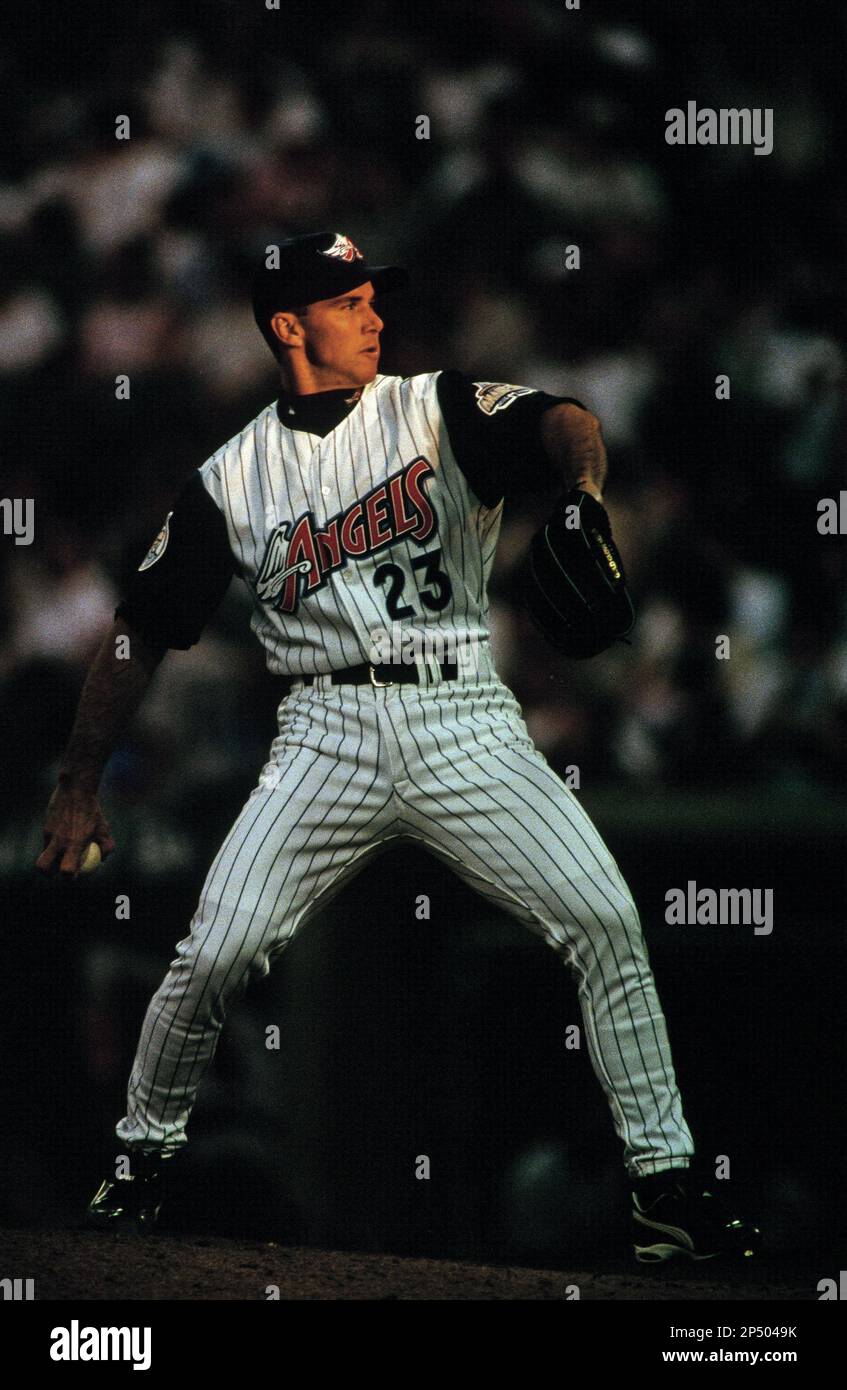 Steve Sparks of the Anaheim Angels during a game circa 1999 at Angel ...