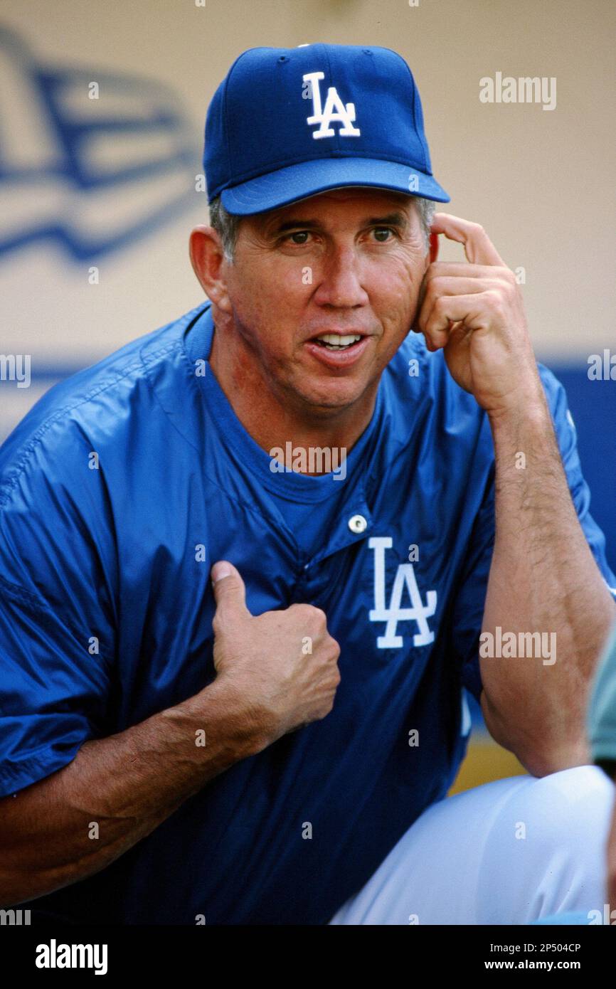 Los Angeles Dodgers Manager Davey Johnson during a game at Dodger ...