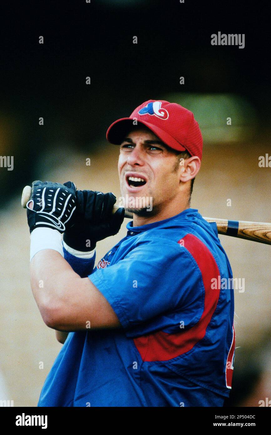 Brad Fullmer of the Montreal Expos during a game against the Los ...