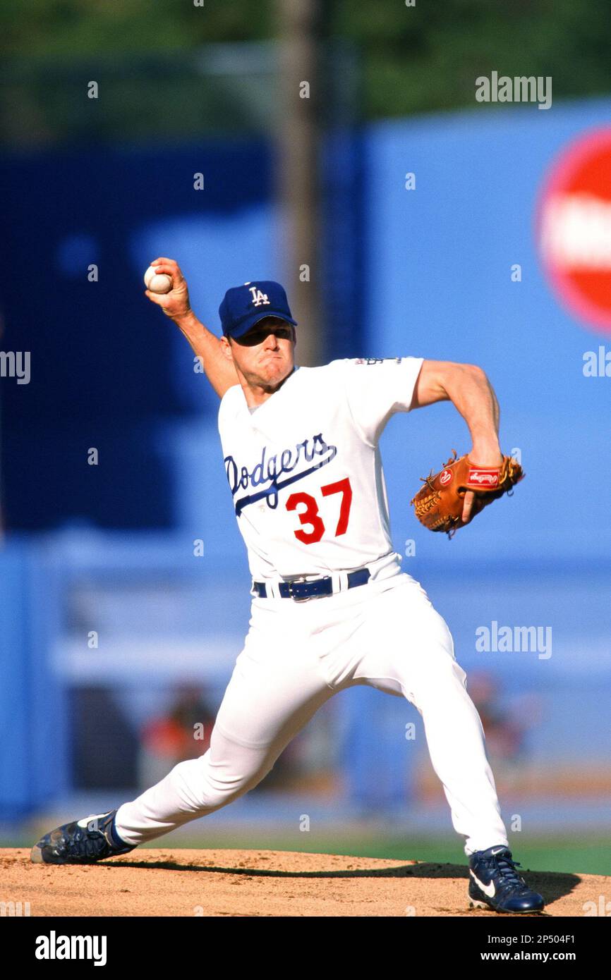 Darren Dreifort of the Los Angeles Dodgers during a game at Dodger ...