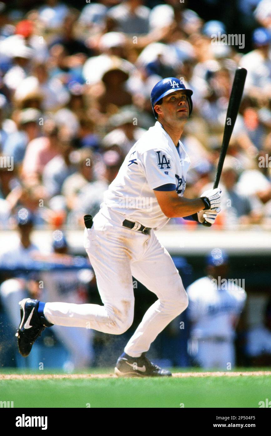 Mark Grudzielanek of the Los Angeles Dodgers during a game at Dodger ...