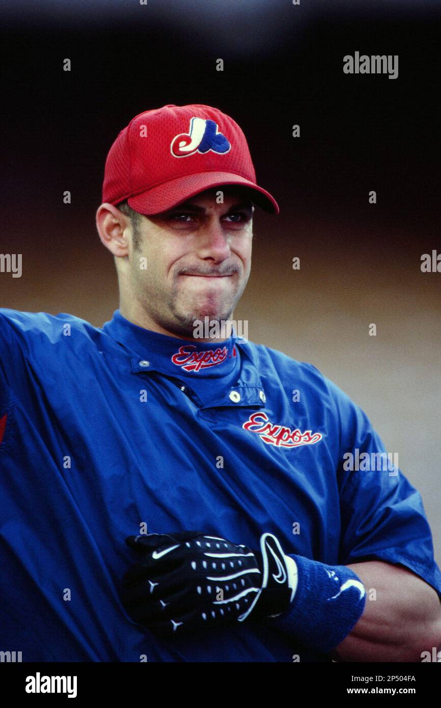 Brad Fullmer of the Montreal Expos during a game against the Los ...