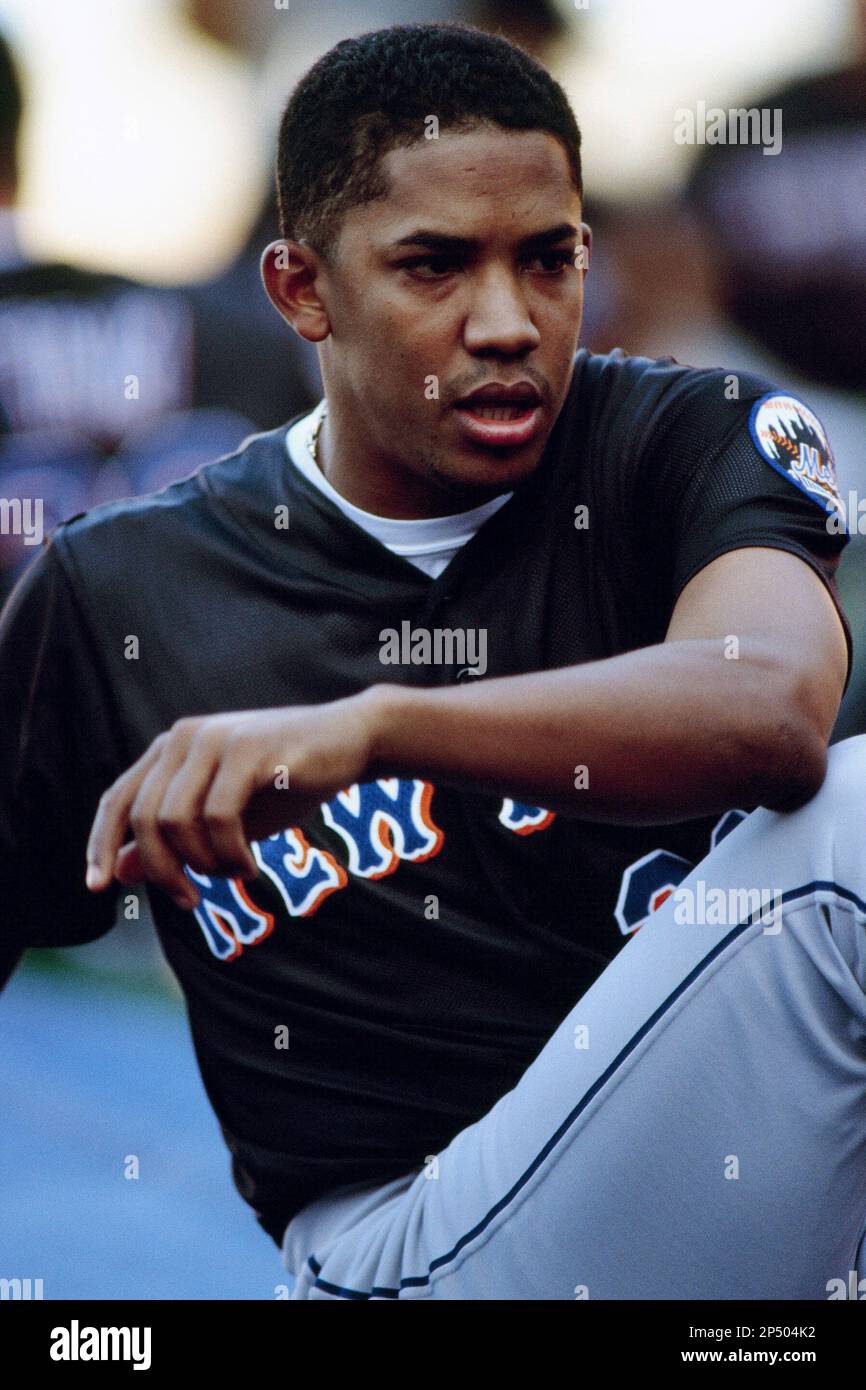 Octavio Dotel of the New York Mets during a game against the Los ...