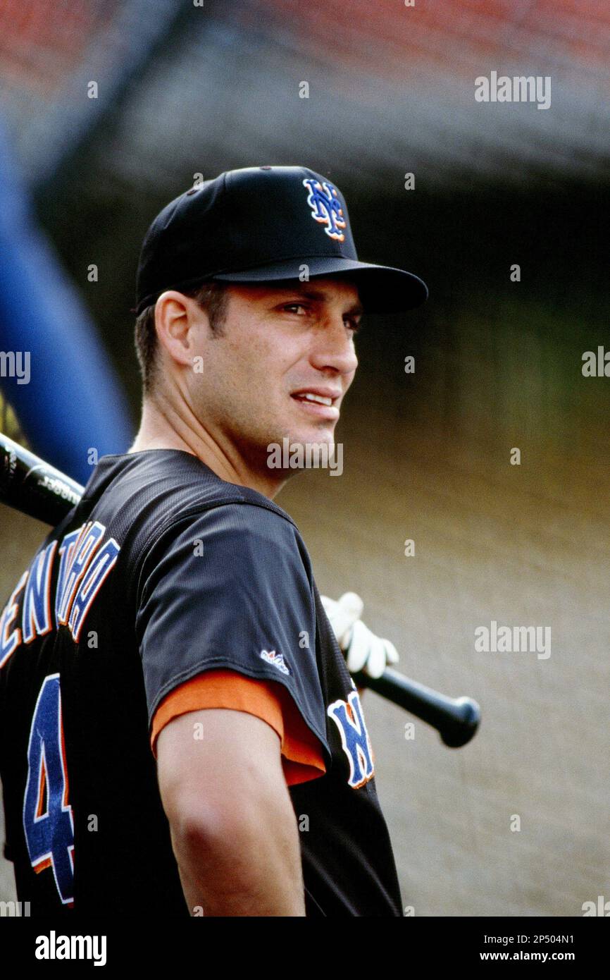 Robin Ventura of the New York Mets during a game against the Los ...