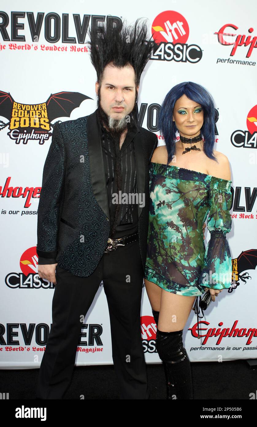 Wayne Static of Static-X and wife Tera Wray arrive at the 3rd Annual ...