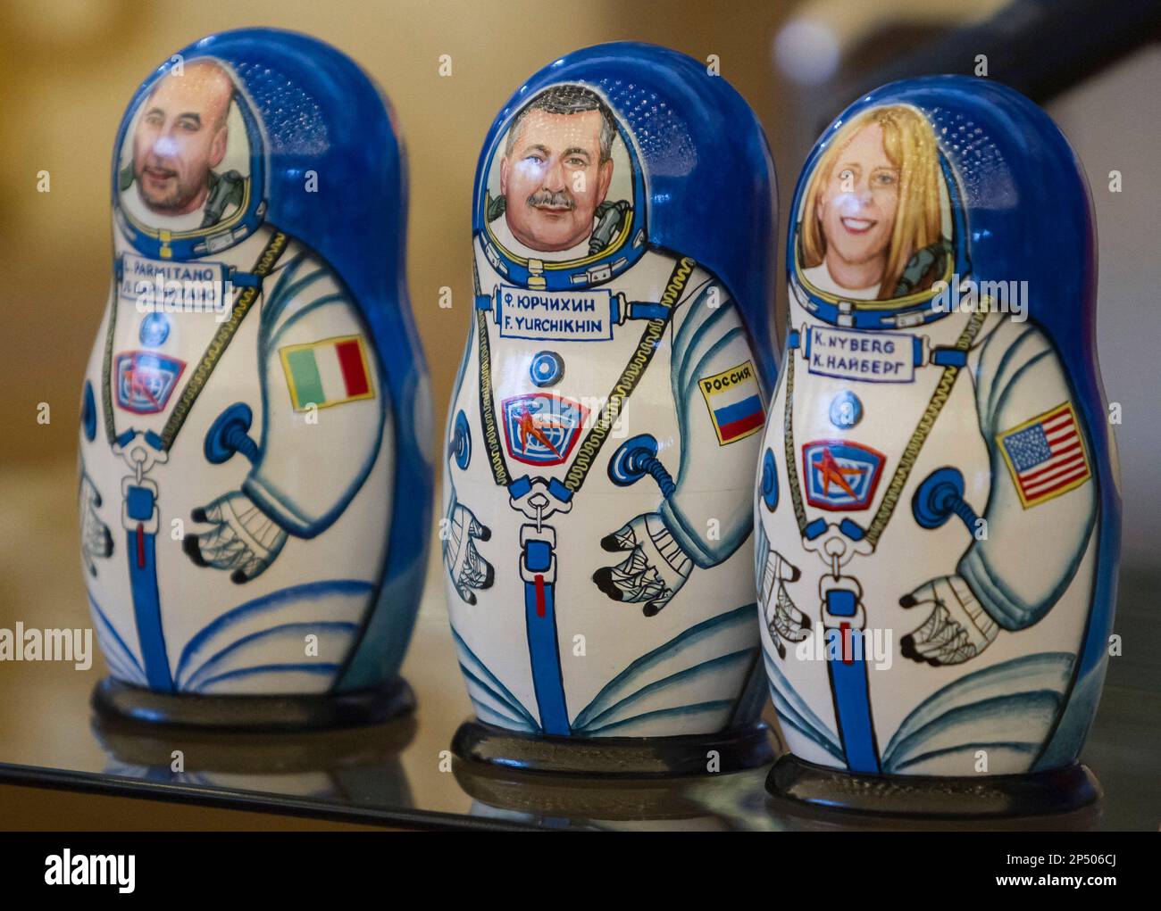 Matryoshka dolls, or Russian nesting dolls, depicting International ...