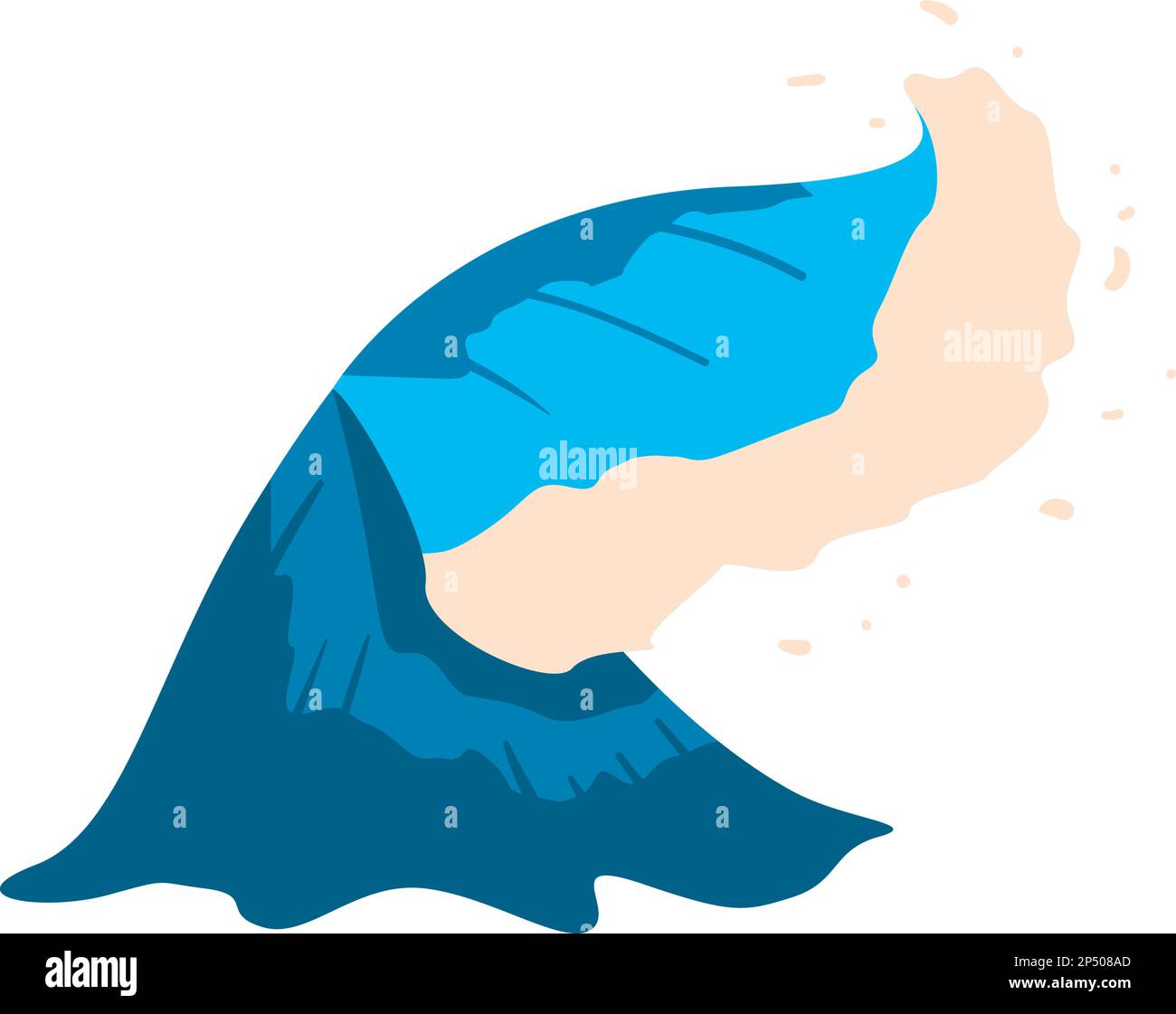 flat water wave design Stock Vector Image & Art - Alamy