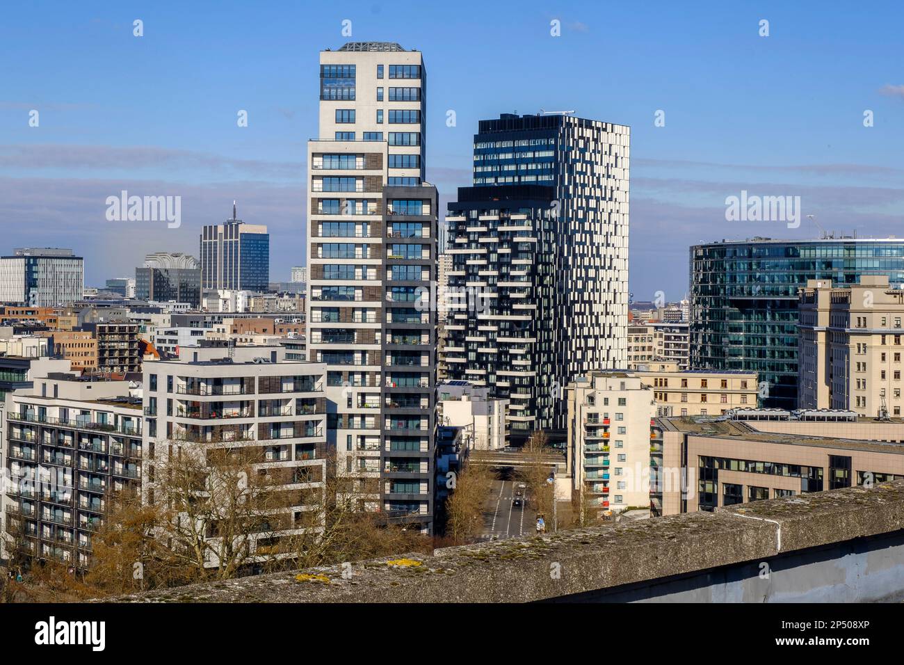 Offices in the buildings around the european institutions like The One ...