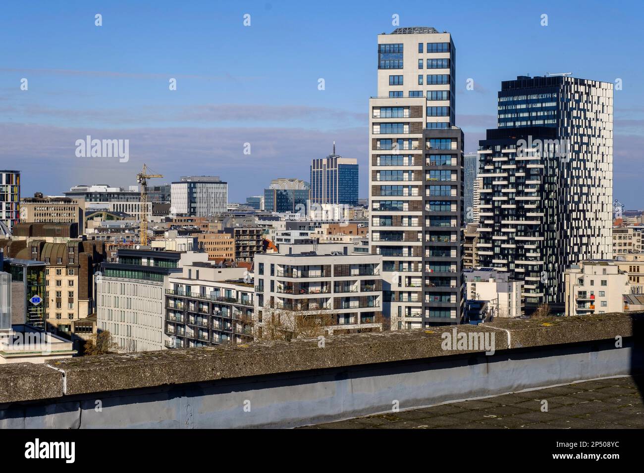 Offices in the buildings around the european institutions like The One ...