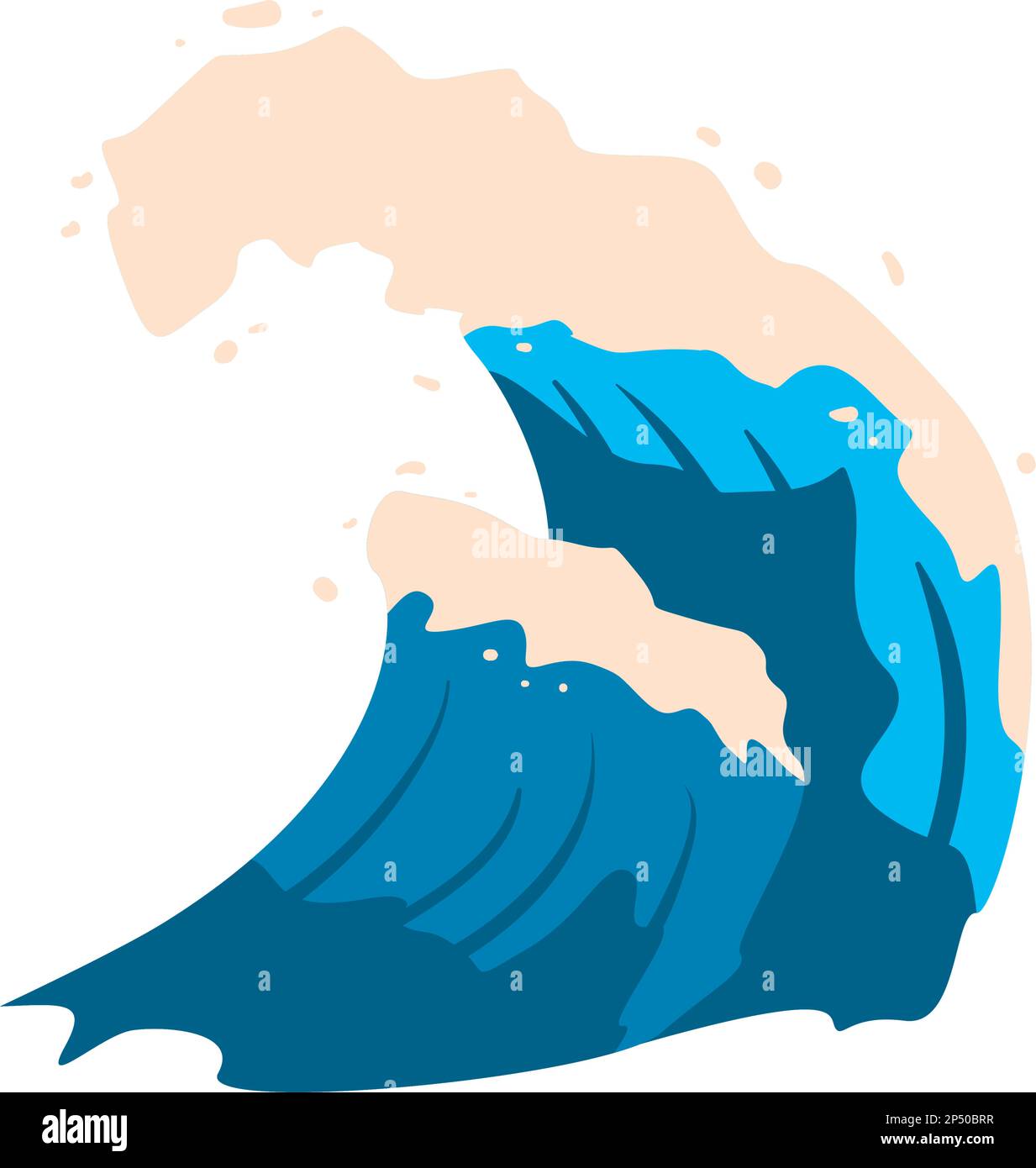 flat waves design Stock Vector Image & Art - Alamy